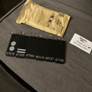 Fire Service /fire Fighter Key Rings Based on Emergency Services Step ...