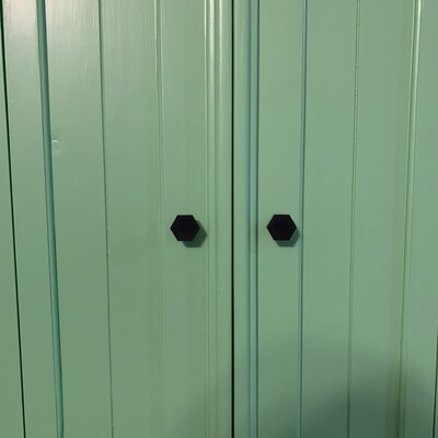 Gold Brushed Brass Modern Round Circle Cabinet Drawer Handles - Etsy