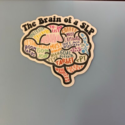 Speech Pathologist Sticker SLP Sticker SLP Grad Gift Cf Slp Speech ...