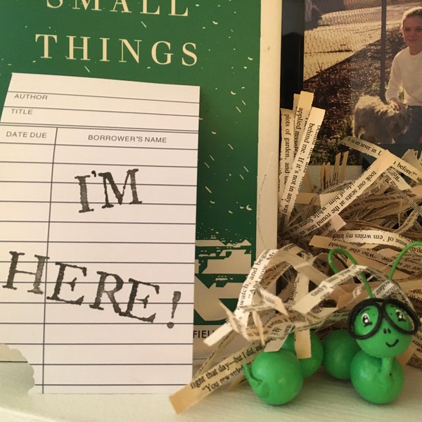 Handmade Wooden Book Worm; Bookworm;large and Small Book Worm Decor ...