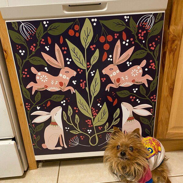 Dishwasher Cover Choose Magnet or Vinyl Decal Sticker, Scandinavian ...