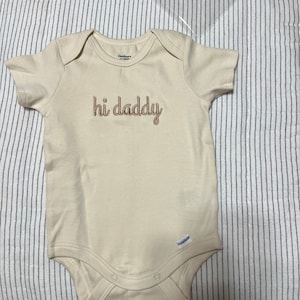 Embroidered Hi Daddy ONESIES® Brand, Hello Daddy ONESIES® Brand Husband ...