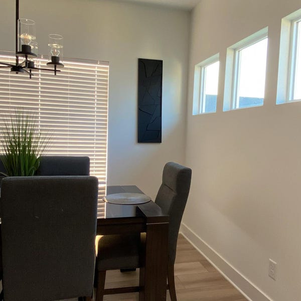 Rectangle, Wood Wall Art, Painting Wood Wall Art, Vertical Wall Art ...