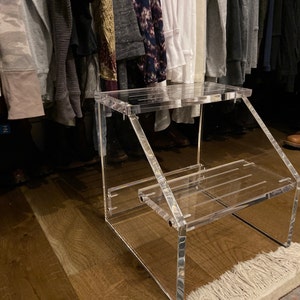 Clear Acrylic Three Step Stool - Etsy