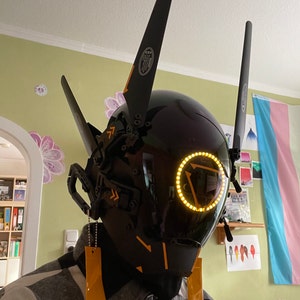 Cyberpunk Mask Cyber Mask Samurai Helmet Tactical Helmet - Etsy