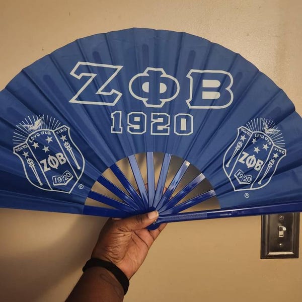 Larger Size - Zeta Phi Beta Fans - Etsy