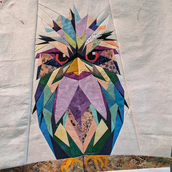 Angry Owl - Tawny Frogmouth, Australian Bird Foundation Paper Piecing ...