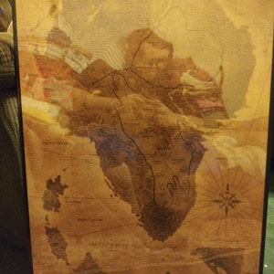 Jurassic Park Map Poster Dinosaur Decor Isla Nublar Map the Lost World ...