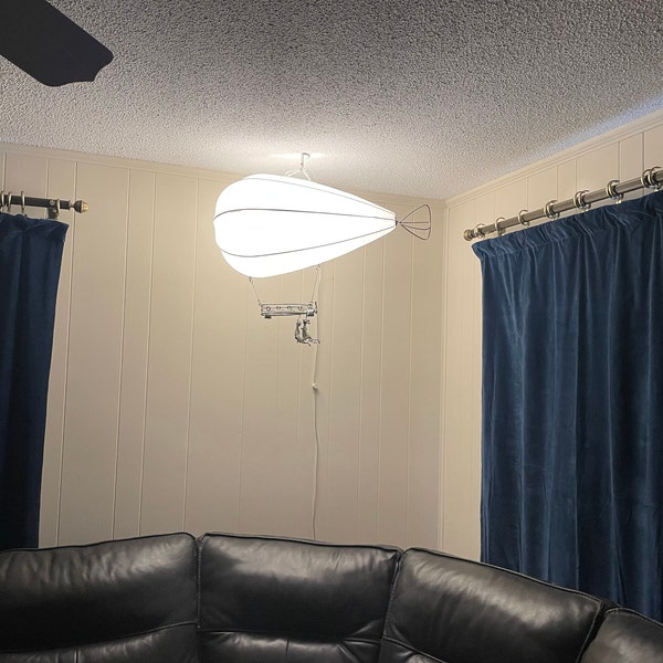 Pendant Light Zeppelin Nursery Ceiling Lamp, Hanging Lighting - Etsy