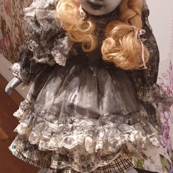 Dark Demon Baby Girl ,haunted Creepy Ooak Child, Scary Spooky Doll ...