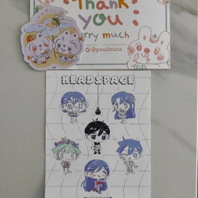 OMORI STICKER SHEETS, Matte Vinyl, Headspace and Faraway Town - Etsy