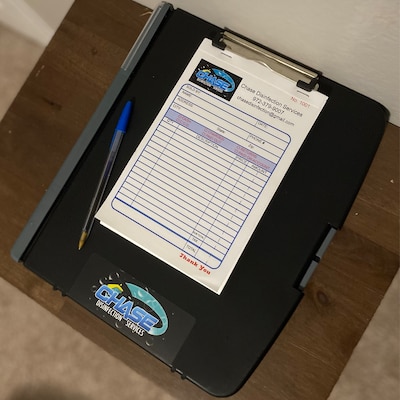 2 Part Ncr Carbonless Sales Receipt Book Full Color Customized 5.5 X 8. ...