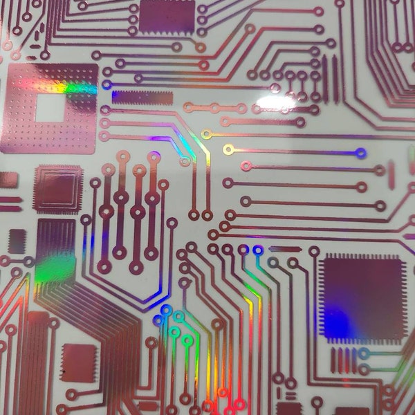 Circuit Board 1 | Foil Transparency Full Sheet | Resin Insert ...