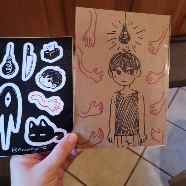 Omori 4x6 Sticker Sheet - Waterproof, Uv-protected, Durable Vinyl - Etsy