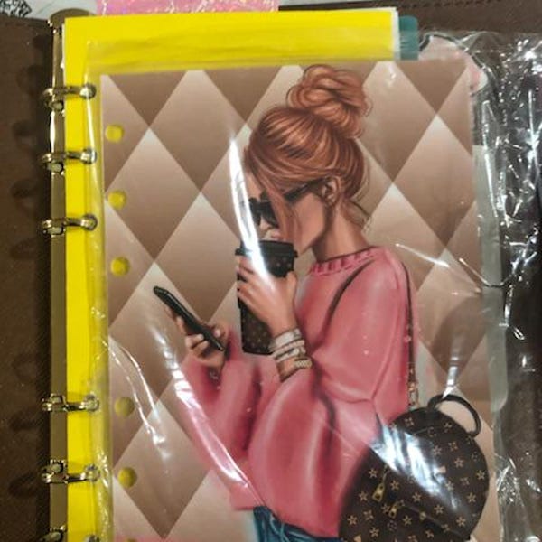 Fashion Style Girl Agenda Insert Dashboard or Cover Set for Your ...