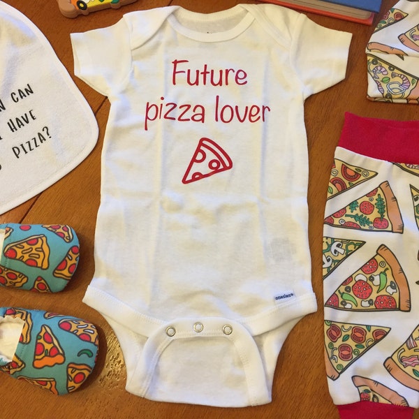 Pizza Onesie®, Future Pizza Lover, Shower Gift, Baby Girl/boy, Food ...