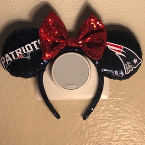 Oakland Raiders Inspired Minnie Mouse Mickey Mouse Ears | Etsy