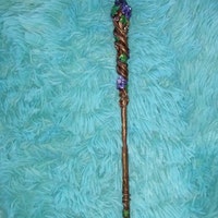 Amethyst Crystal Wand -fairy Wand-wizard Witch Wand-nature Wand - Etsy ...
