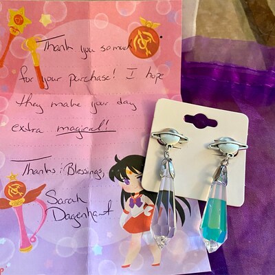 Weiss Volume 7 Cosplay Earrings - Etsy