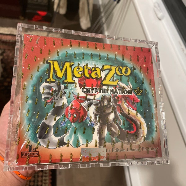 Metazoo First Edition Booster Box Display Case for Metazoo: Cryptid ...