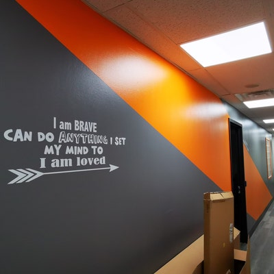 I AM Positive Affirmations Classroom Wall Decal, Classroom Door Decal ...