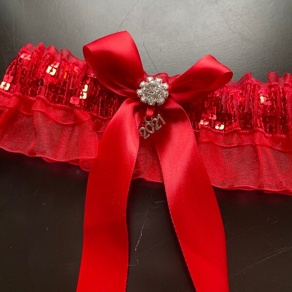 Silver Prom Garter, Prom Garters, Custom Color Prom Garter, Garters - Etsy