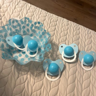 Baby Shower Pacifier Favor, Eos Lip Balm Favor, Baby Shower Lip Balm ...