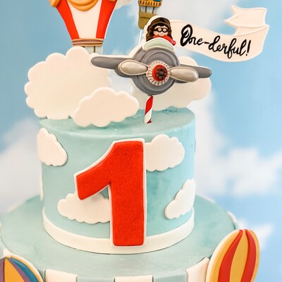 Aviator in Airplane Cookie Cutter and Fondant Cutter - Etsy