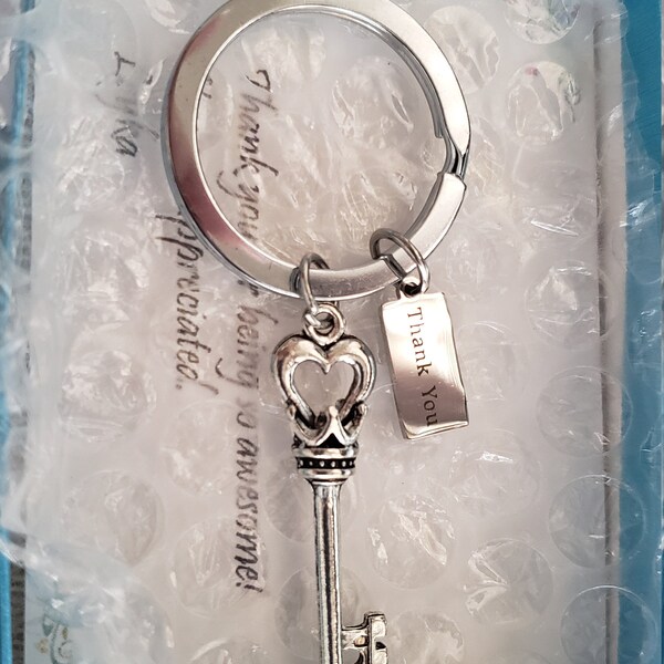 Employee Appreciation Gift Keychain, Key Charm Keychain, Employee Gift ...