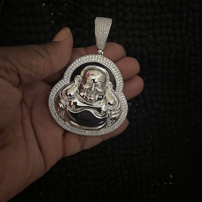 Iced Bling Out Hip Hop Jumbo Large XL Gold/ White Gold Plated - Etsy