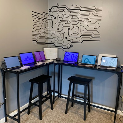 Information Technology Vinyl Wall Art Decals Technology Wall - Etsy