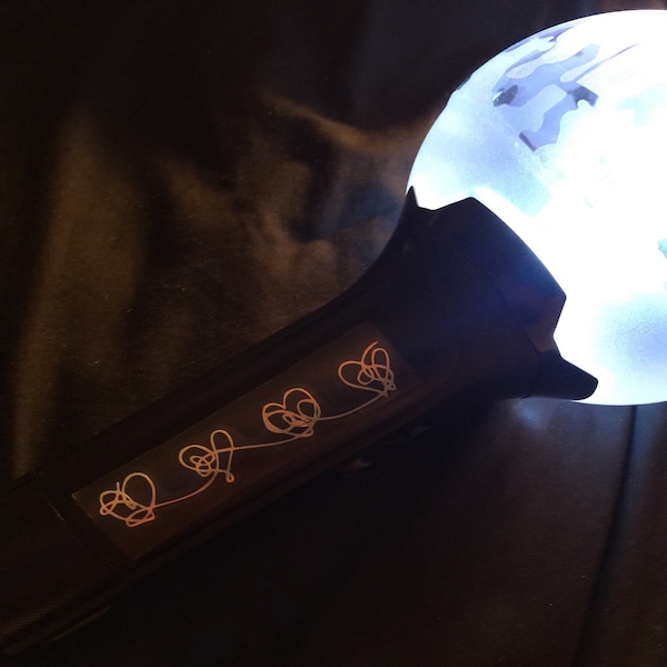 BTS LY: Answer Hearts White Opal Holographic Decal Small BTS ...
