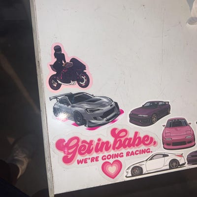 Cute Pink JDM Car Stickers, GTR Decal, Wrx Sti Decal, Supra Decal - Etsy
