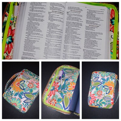 Bible Cover Pdf Sewing Pattern, Digital Sewing Pattern, Zippered Bible ...