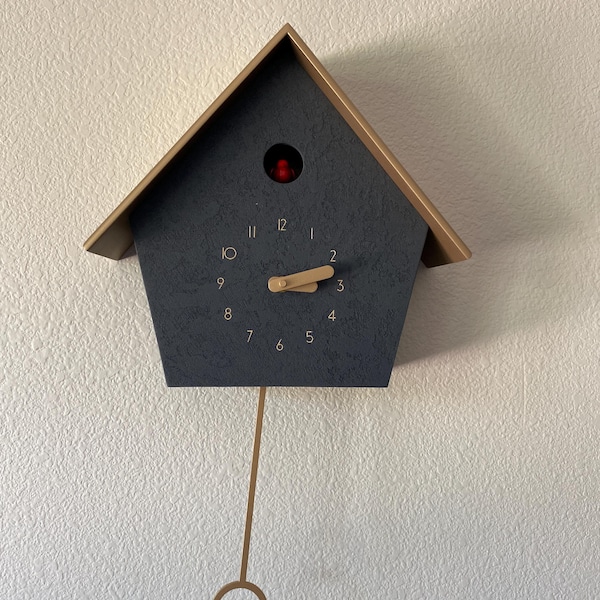 Unique Modern Cuckoo Clock Multi Colored Handmade Modern Design GSRS01 ...