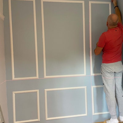 Custom Made Wall Molding Project We Have Done for Paolo - Etsy