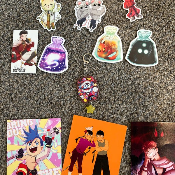 Amazing Digital Circus ADC Fan-made Key Chains Acrylic Charms Keychain ...