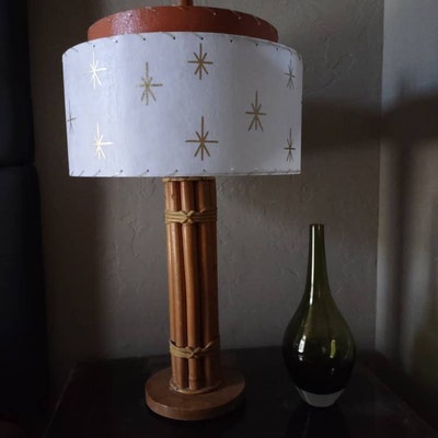 Mid Century Vintage Style 2 Tier Fiberglass Lamp Shade Modern - Etsy