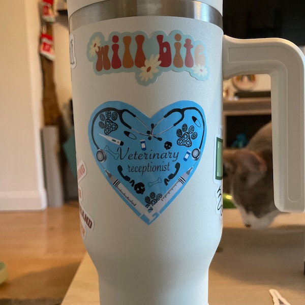 Veterinary Receptionist Sticker Pack, Vet Stickers, Vet Med Stickers ...