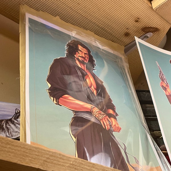 Ardeth Bay the Mummy Art Print Oded Fehr Poster - Etsy