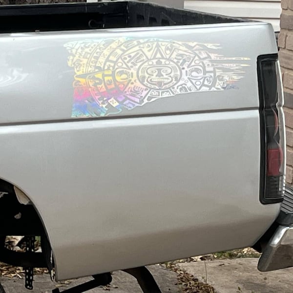 Aztec Flag Decal Large Graphic for Trucks | Cars | Walls | SVG | SUV ...