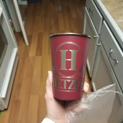 Custom Laser Engraved Cups, Personalized Stainless Steel Pint Glass ...