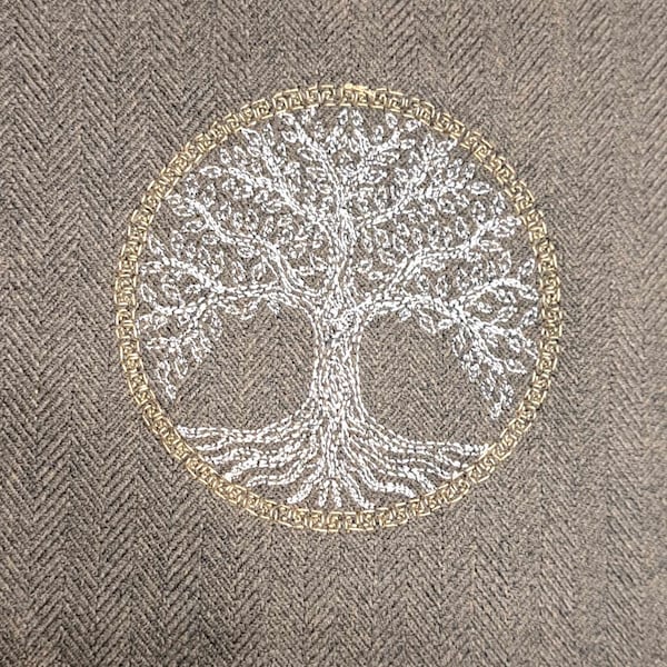 Tree of Life Pagan Machine Embroidery Design for 4x4 5x5 Hoop Sizes ...