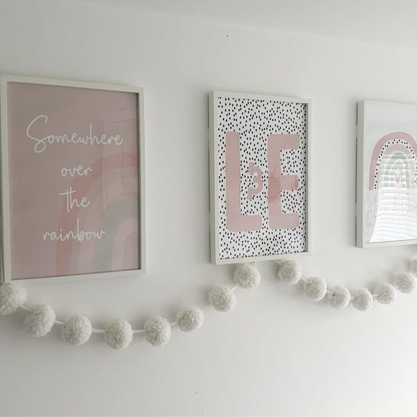 Girls Bedroom Prints,unicorn Prints,nursery Decor,rainbow, Decor ,pink ...