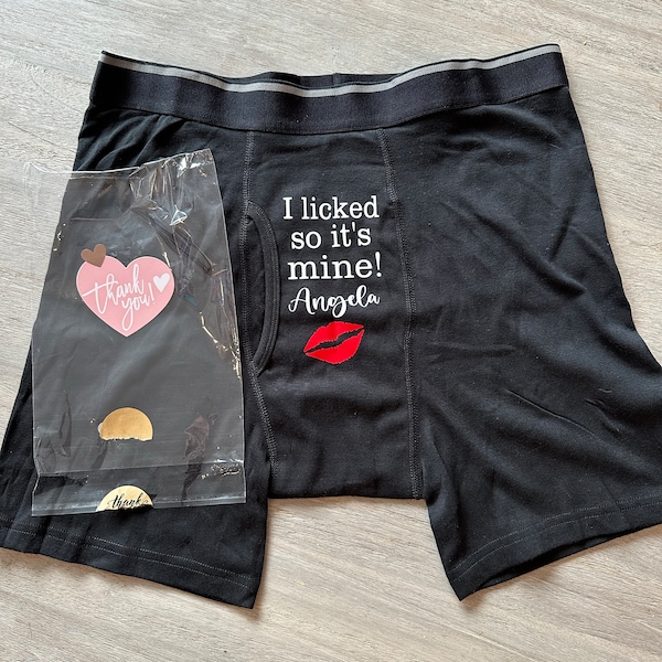 Set of 7, Custom Boxer Briefs for Groom Party, Best Man, Father of the ...