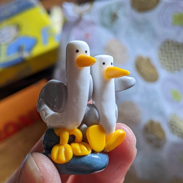 Handmade Clay Seagull Figures, Gift for Friends/loved Ones. - Etsy