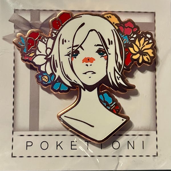 Original | Mateo (blue) Enamel Pin | June 2023 Patreon Exclusive - Etsy