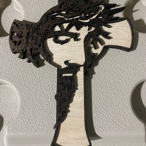 Jesus and Cross Laser Cut File. Vector File for Laser Cutting. - Etsy