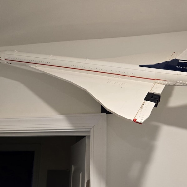 Angled Wall Mount for Lego Icons Concorde 10318 | Durable | Easy ...