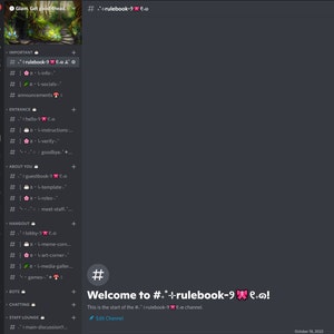 Cute Pink Aesthetic Discord Server Template - Etsy